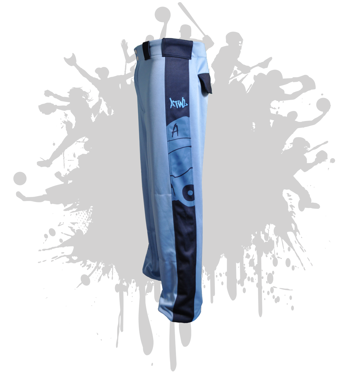 Men's Sub Dye Pant Carolina Blue – All The Way Live Designs