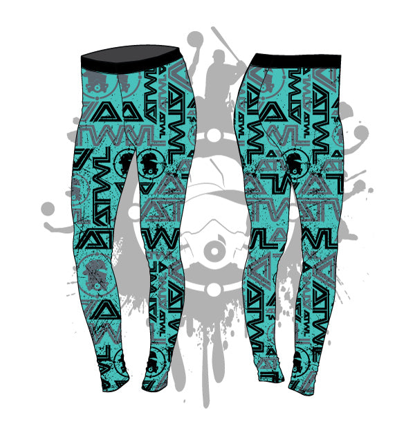 All Over Tron Womens Leggings – All The Way Live Designs